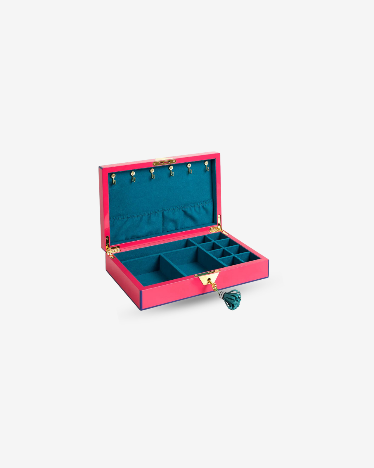 Lacquer Jewelry Box - Fuchsia – Opulin by Sources Unlimited